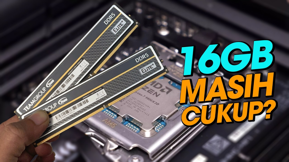 Apakah RAM 16GB masih cukup untuk PC modern?
