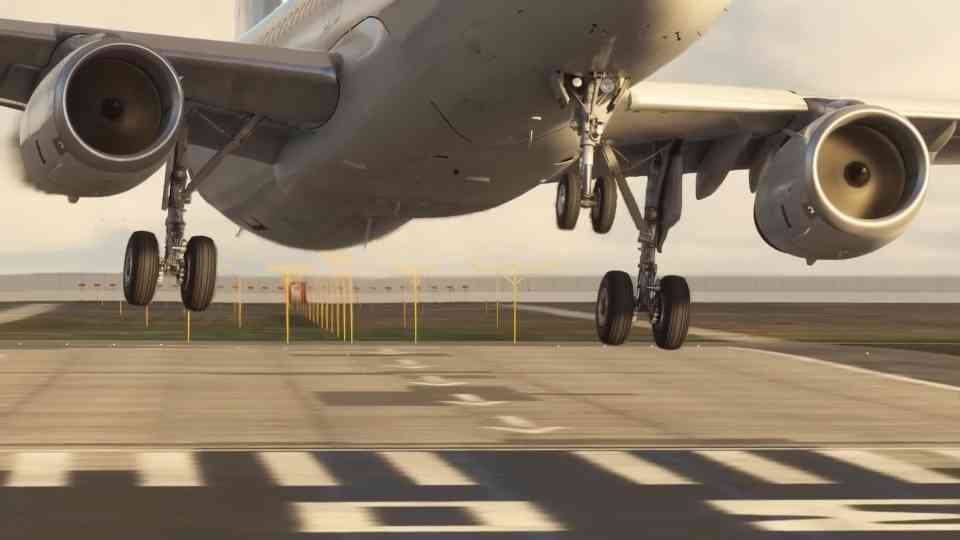 They hit reverse then tried to take off - the plane nearly rolled over