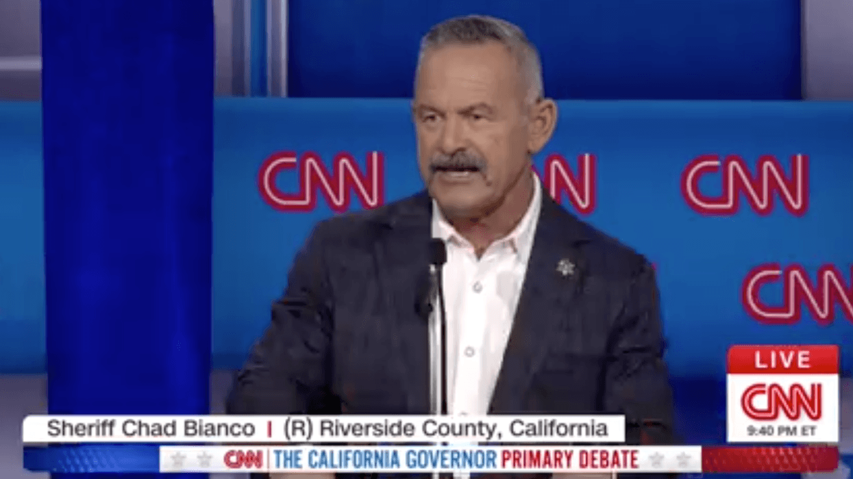 'I'm proud of it': CA gov candidate Chad Bianco touts ties to far-right ...