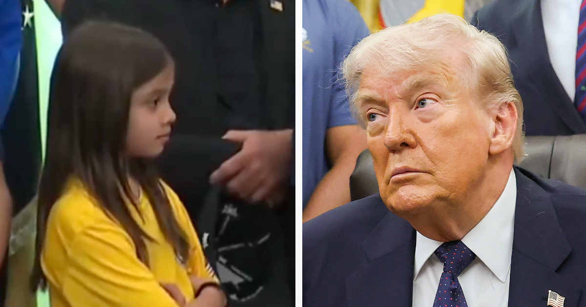 Social media erupts as Trump mocks young girl for being short and ...