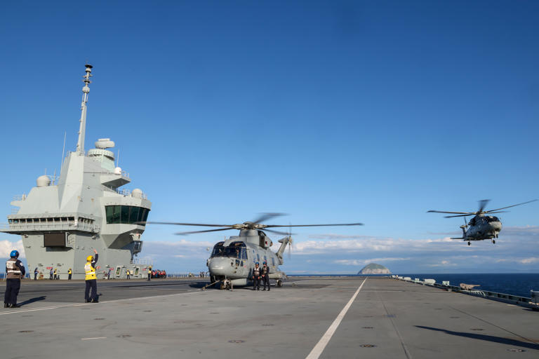 Powerful HMS Prince of Wales 'stands ready' to deal with intensive ...
