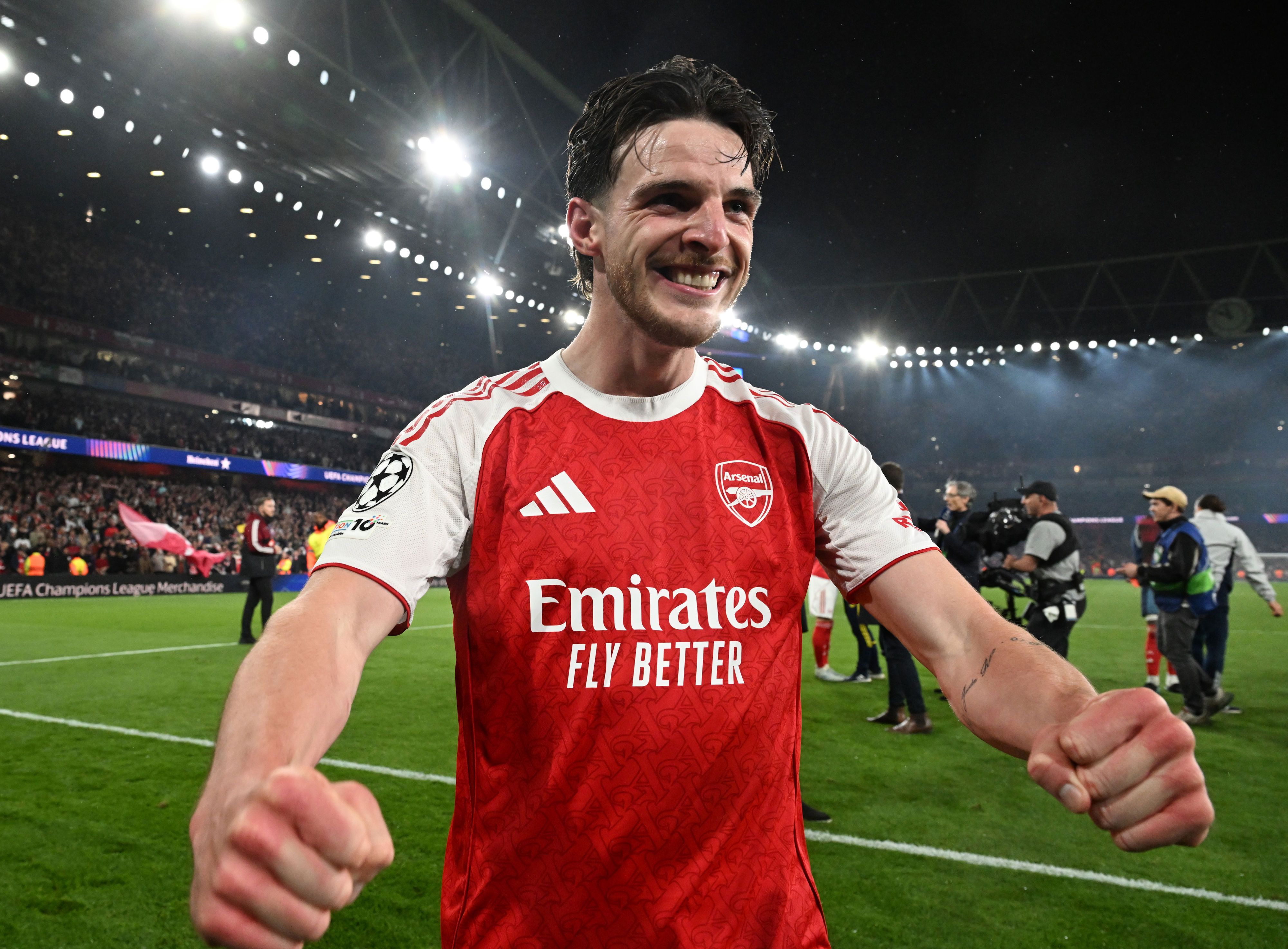 Declan Rice aims swipe at Chelsea after Arsenal reach Champions League ...