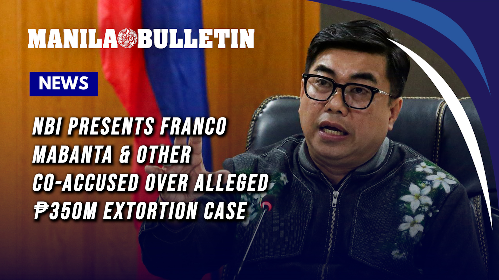 NBI presents Franco Mabanta & other co-accused over alleged ₱350M ...