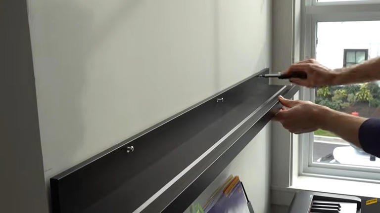 The clever IKEA hack you need for a sleek & minimalist entryway drop zone