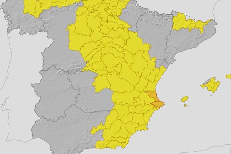 Weather warnings issued for Spain as conditions turn unsettled