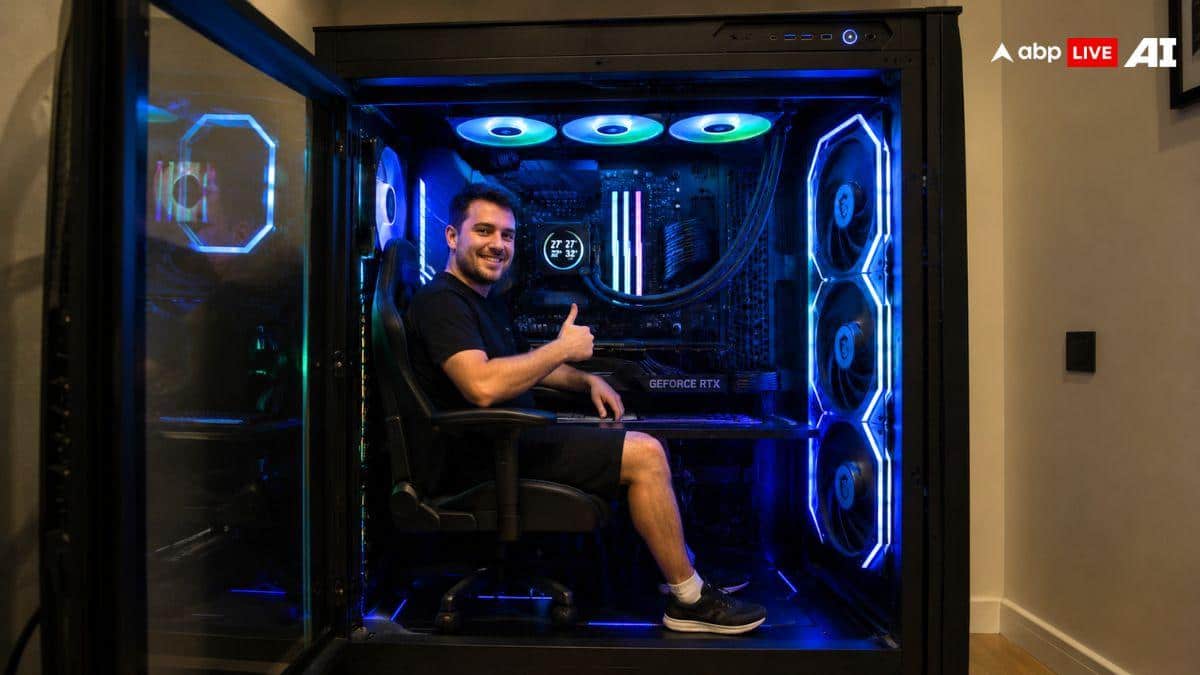 This life-size gaming PC has a sauna, fans, and yes, it actually runs games