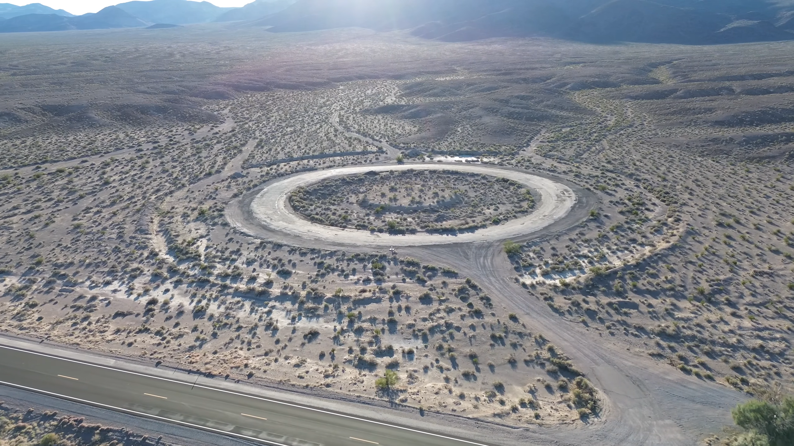 Mysterious road circle found in California desert has no known purpose ...
