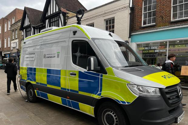 Police deploy facial recognition vans in city centre