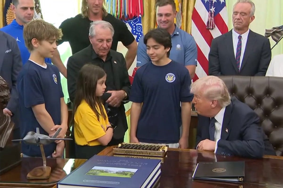 Trump tells young volleyball hopeful 'soccer might be better'