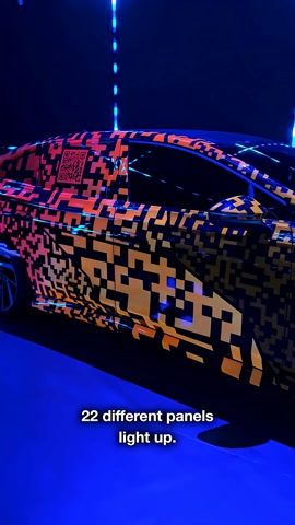 This EV already looked modern, then the paint turned it into science ...