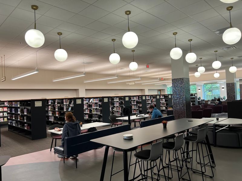 This massive Indiana library has a hidden coffee shop and used ...