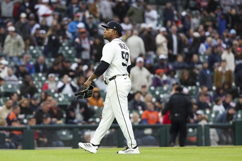 Tigers Framber Valdez Suspended Six Games For Hitting Red Soxs Trevor