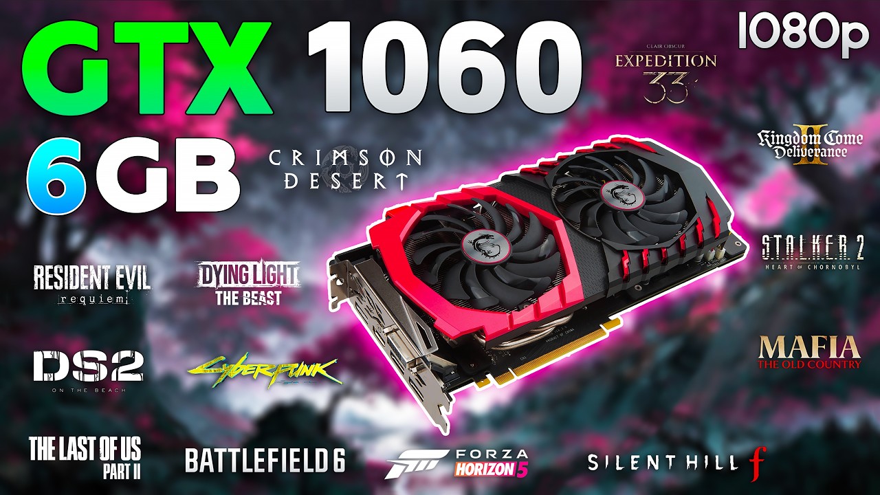 GTX 1060 6GB - 10 year old GPU, still playable in 2026?