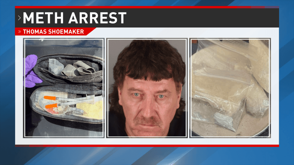 Meth discovery leads to arrest of suspect with active parole warrant