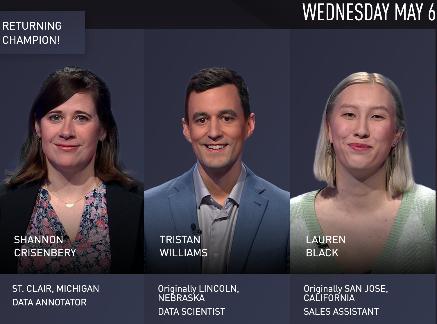 Michigan woman wins on 'Jeopardy!', returns for second night