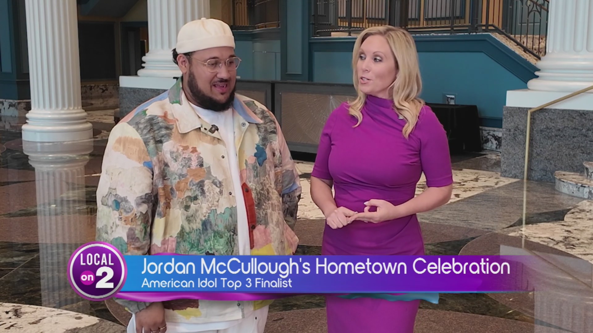 Jordan McCullough's hometown celebration