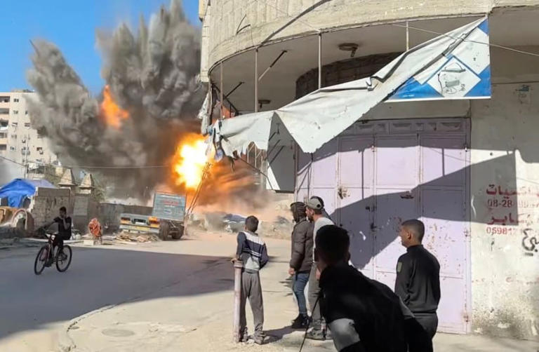Israeli airstrike reportedly kills colonel in Hamas-led Gaza police force