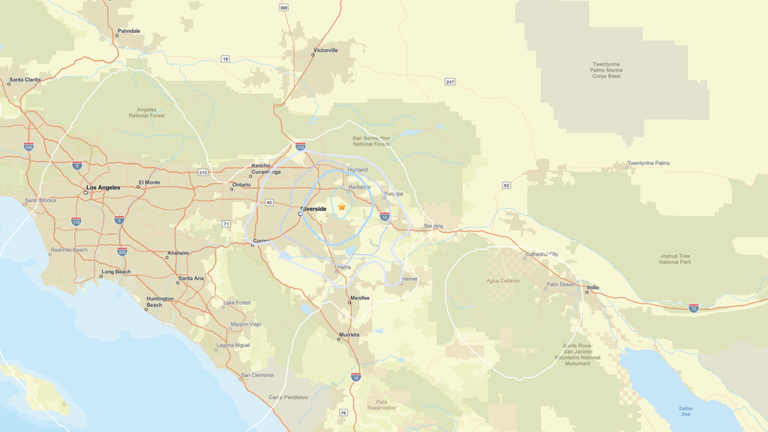 3.3-magnitude earthquake strikes near Redlands in San Bernardino County ...