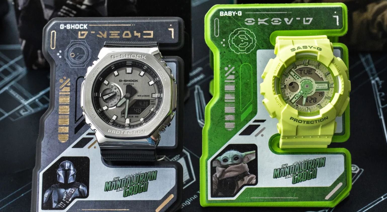 Casio G-Shock honors The Mandalorian and Grogu with galactic new watches