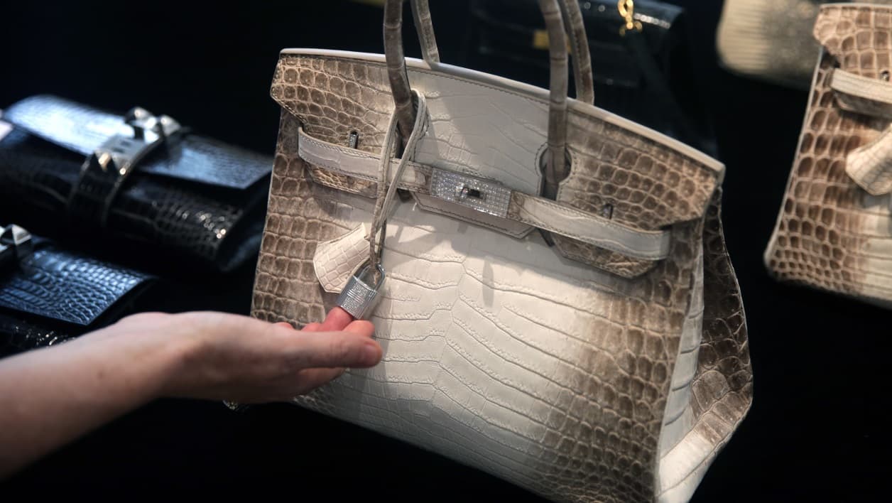 Un premier sac à main en « cuir de T-Rex » créé en laboratoire va être ...