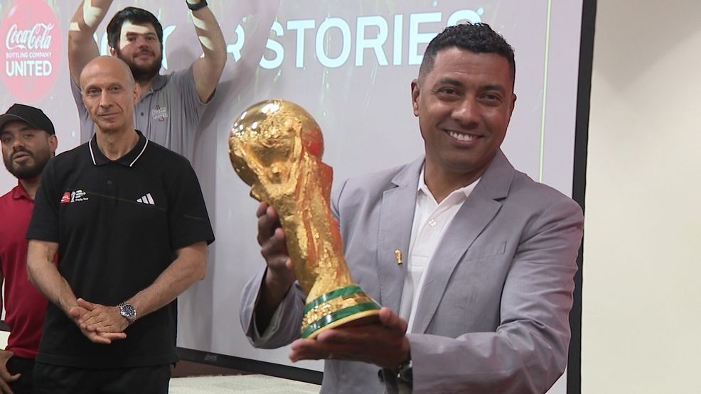 FIFA World Cup trophy tour brings original cup to Coca-Cola UNITED's ...