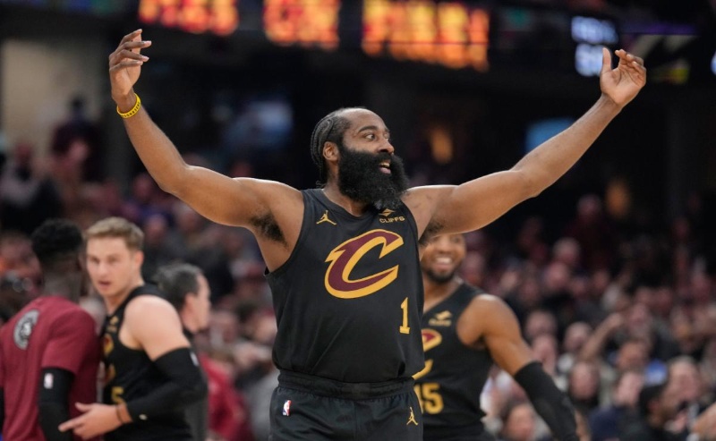 NBA playoff chaos erupts as James Harden loses his cool against Pistons ...