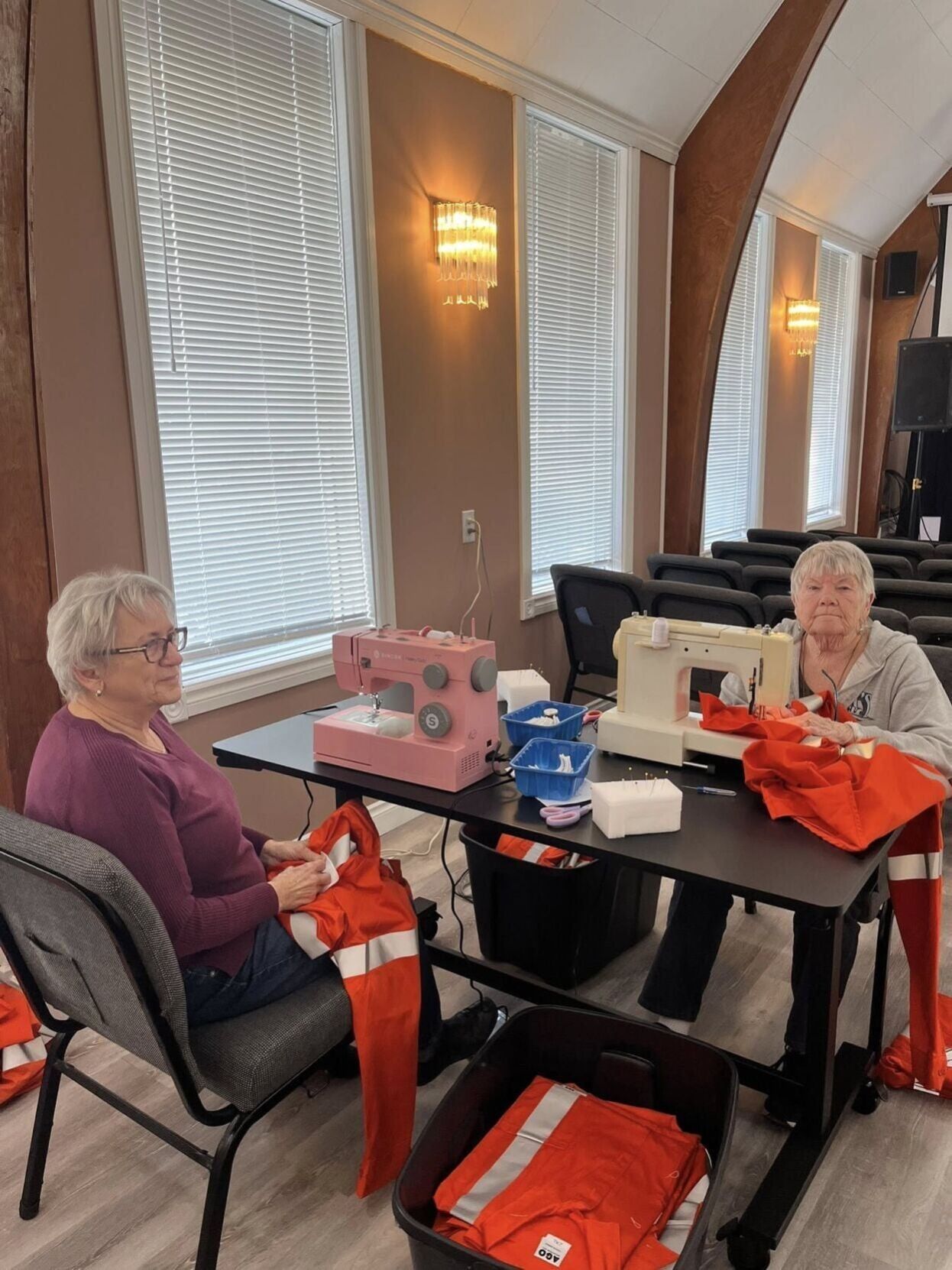 Seniors rebrand over 2,500 garments for Rainy River mine