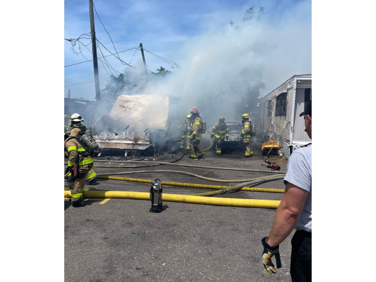 House fire shuts down busy Tampa intersection: FL troopers