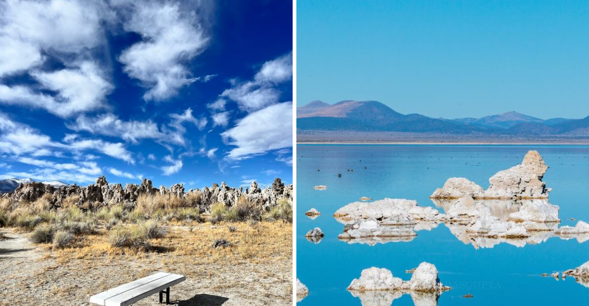 This California lake is over a million years old and covered in strange ...