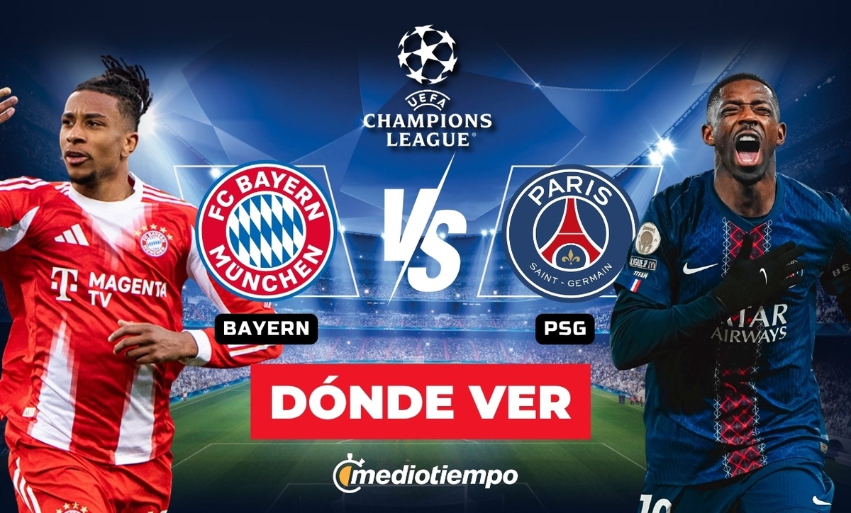 Bayern vs. PSG en vivo. Semifinal vuelta de Champions League 2026 hoy