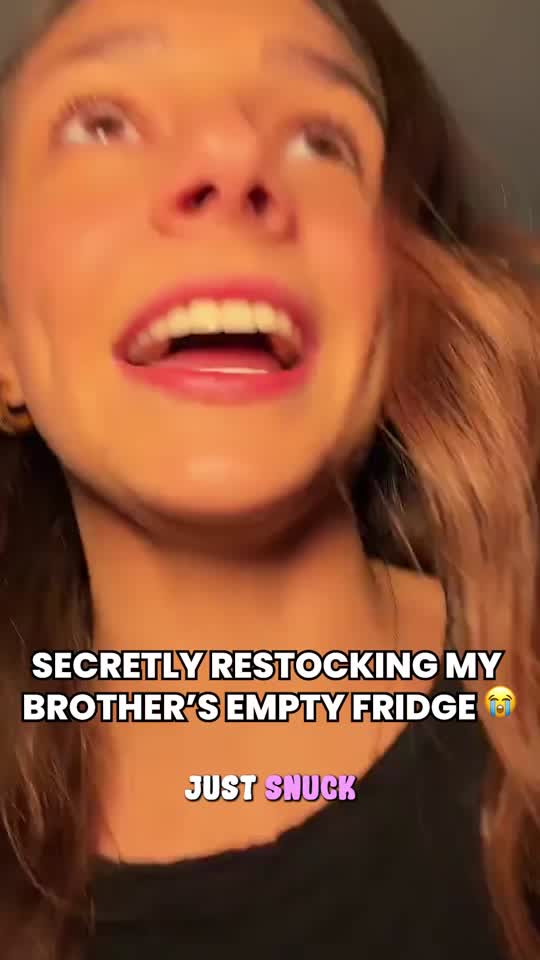 Sneaking Into My Brothers Fridge