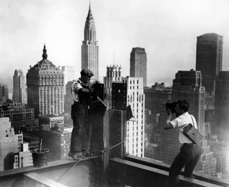 This photo of workers at lunch on a girder is world famous but now the ...