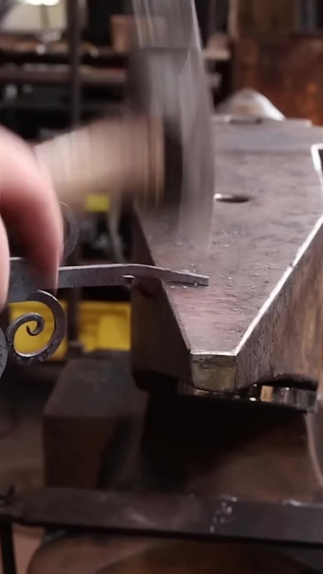 New Mexican scroll hook forging