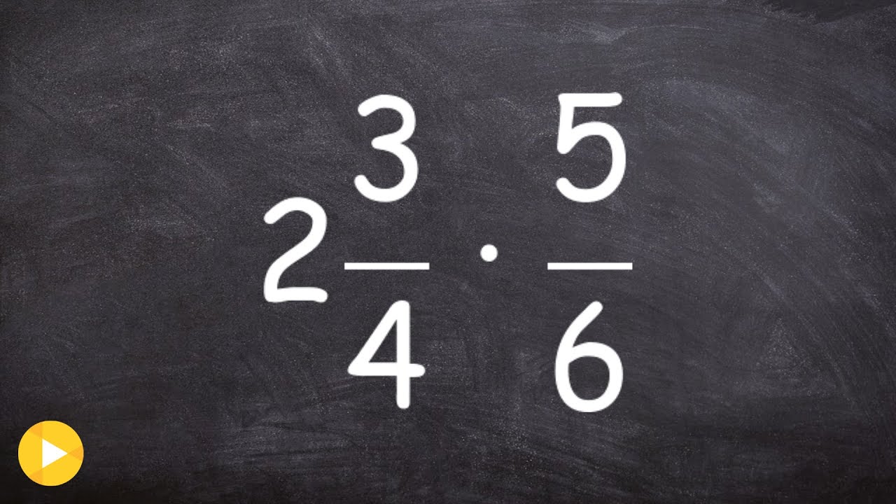How to multiply a mixed number by a fraction