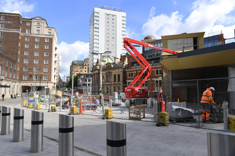 12 pictures as redesigned Leeds station entrance takes shape ahead of ...