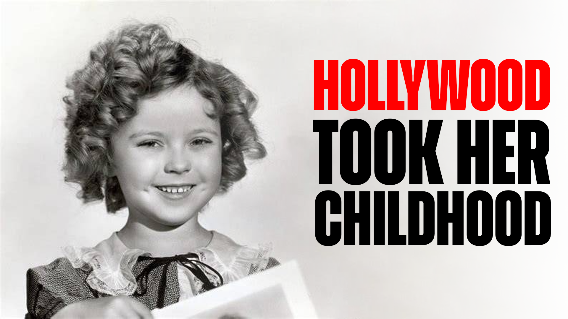 The day 11-year-old Shirley Temple lost her innocence