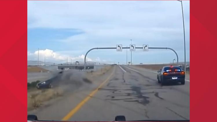 Video: Idaho State Police trooper stops I-84 chase suspect with PIT ...