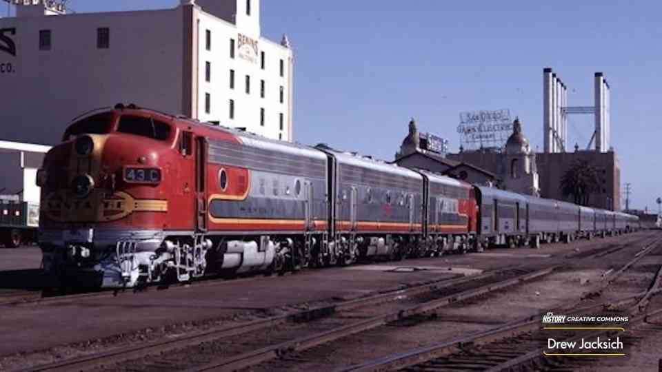 What's left of a railway that once connected America