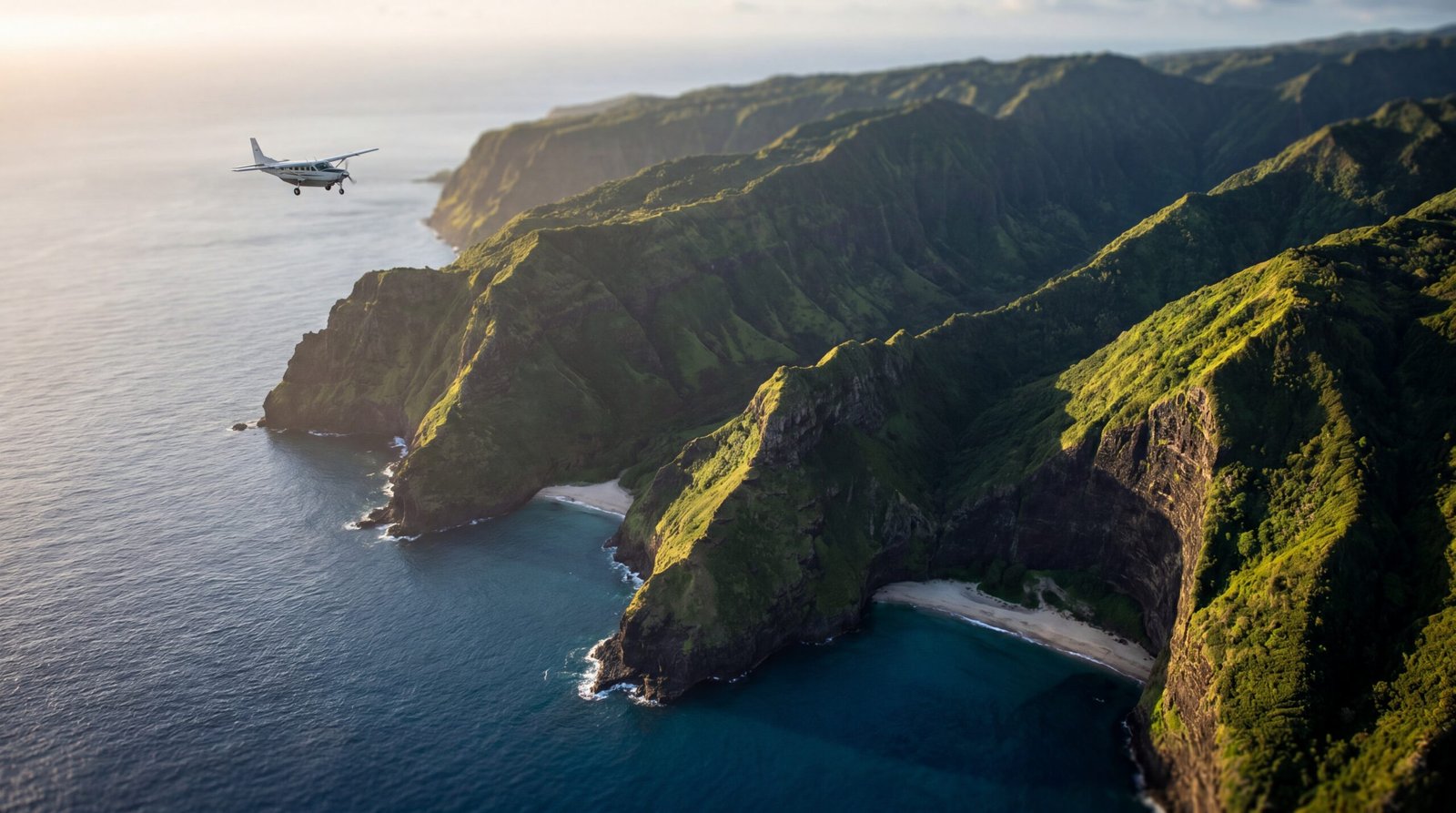 Flight from Maui reveals Hawaii’s untouched paradise