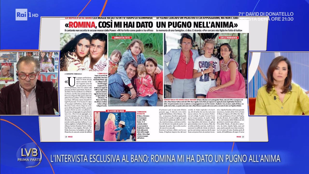 Al Bano non accetta le scuse di Romina Power: "Mi ha dato un pugno nell ...