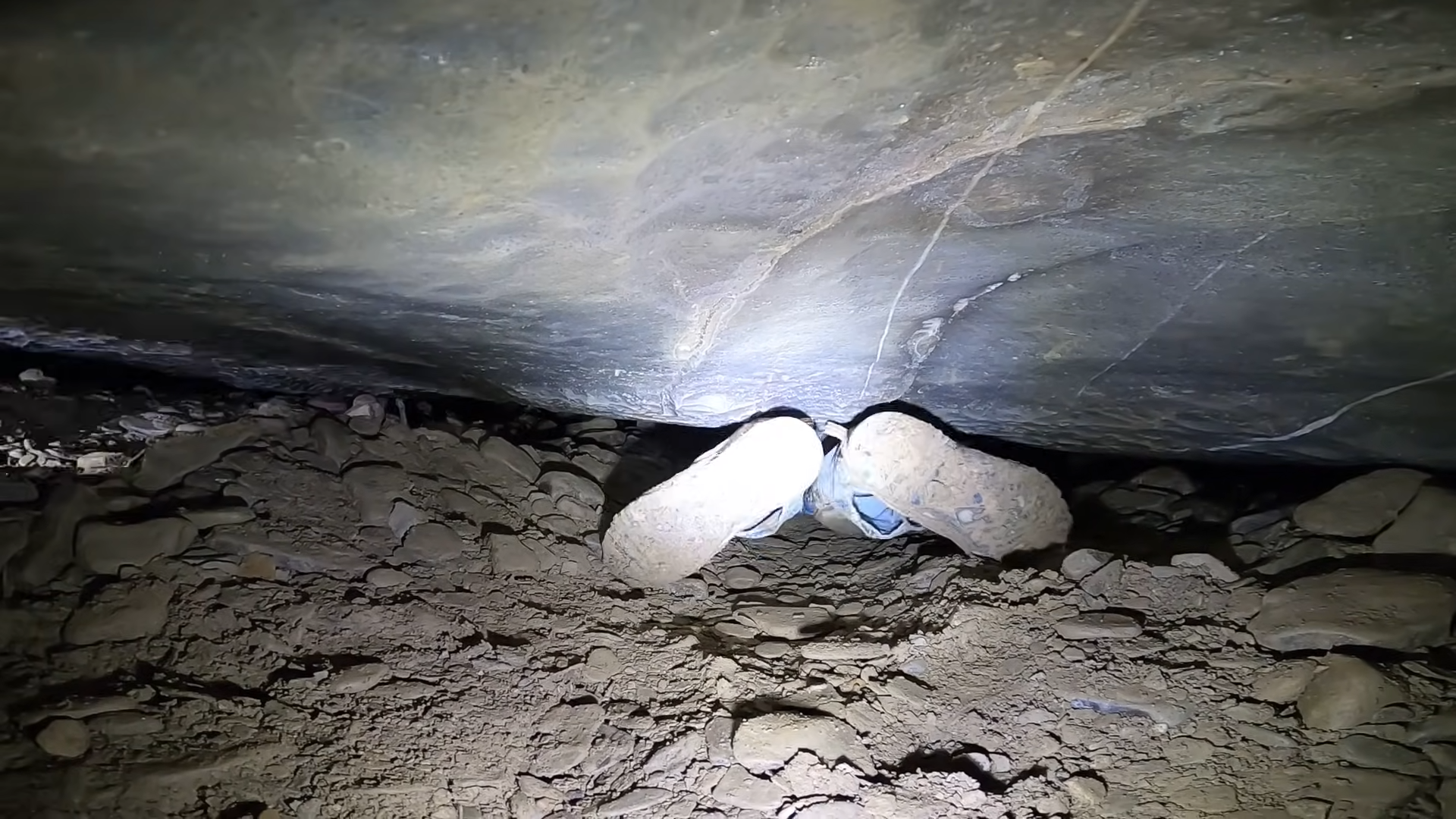 He pushed into a hole that kept getting smaller - then panic set in