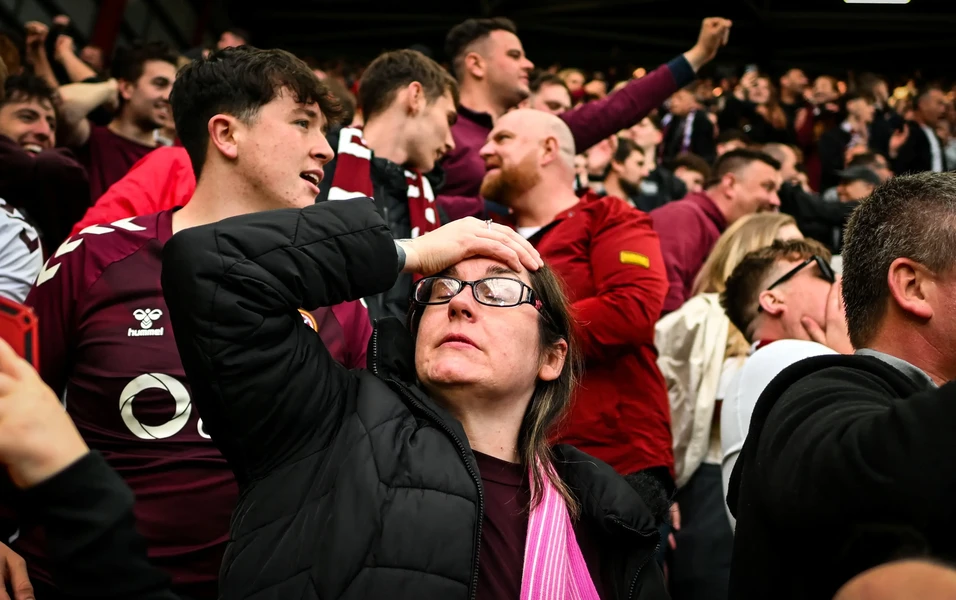 Hearts stun Rangers to take huge step towards title