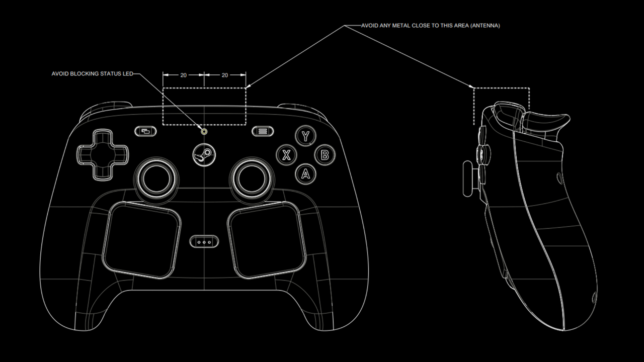 Valve releases Steam Controller CAD files for modders