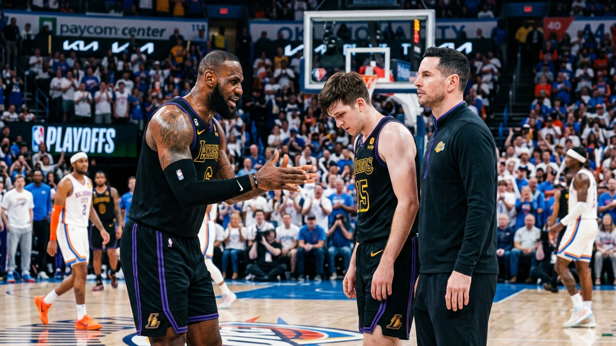 LeBron and Redick send a clear message after Austin Reaves rough ...