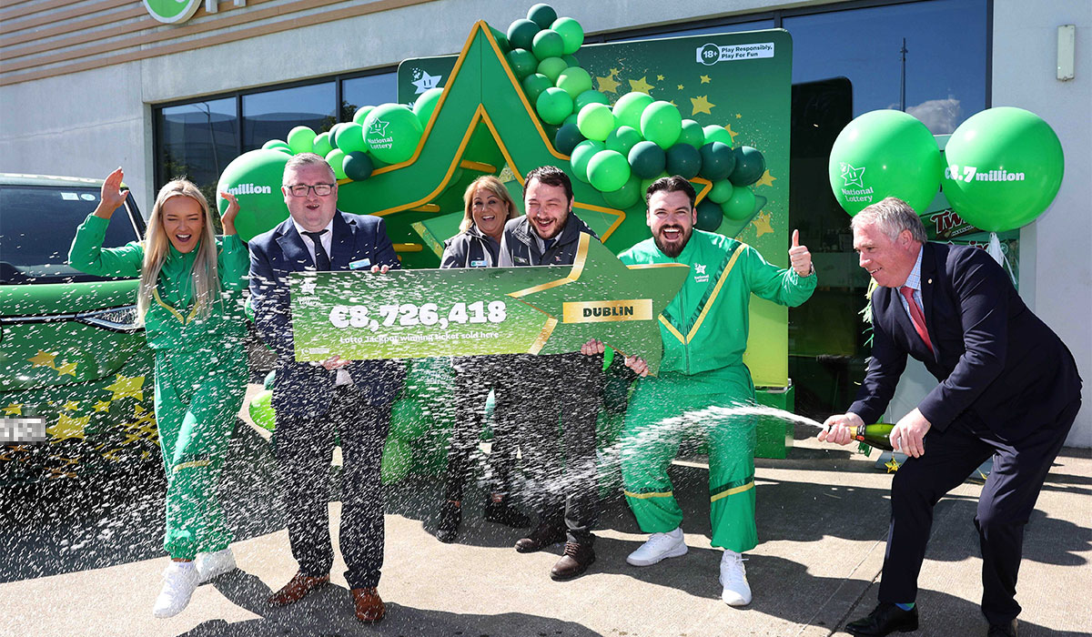 Lucky lotto shop revealed as hunt for multi-millionaire winner continues