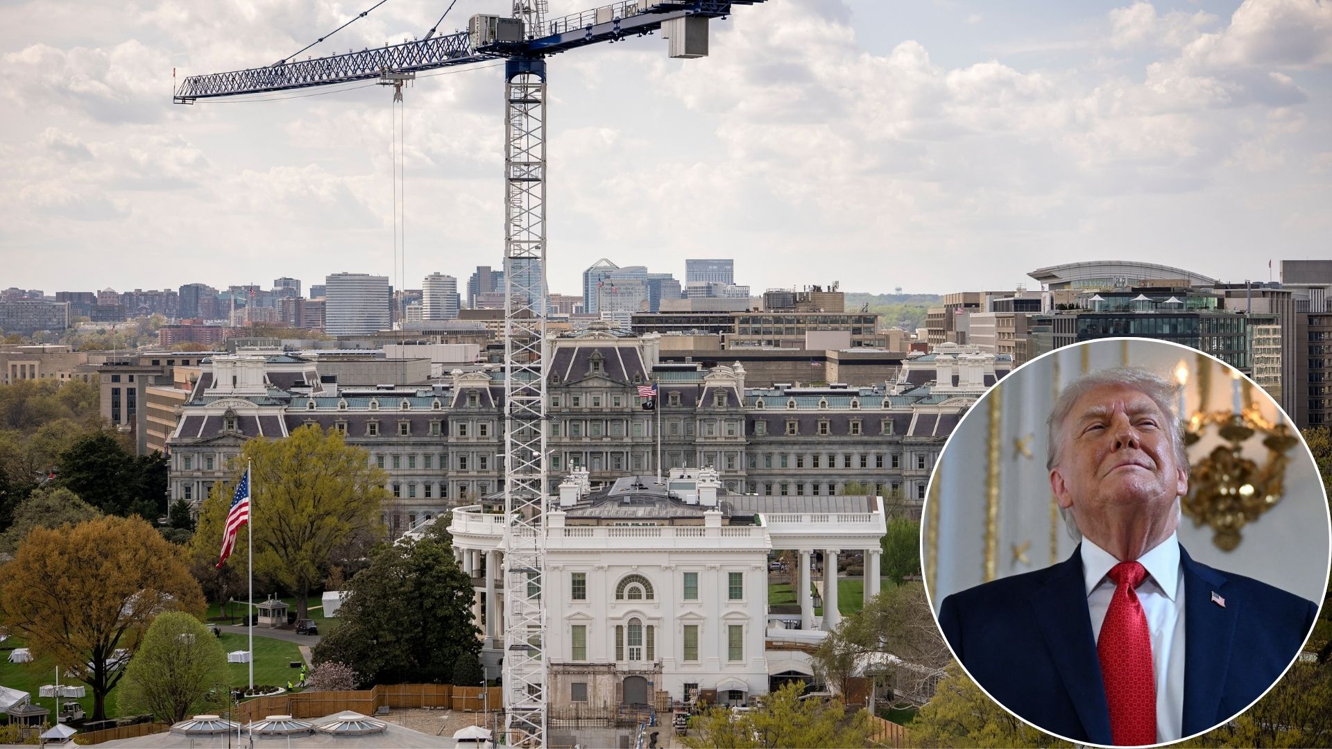 Trump touts $400 million ballroom as "way under budget" as Congress ...