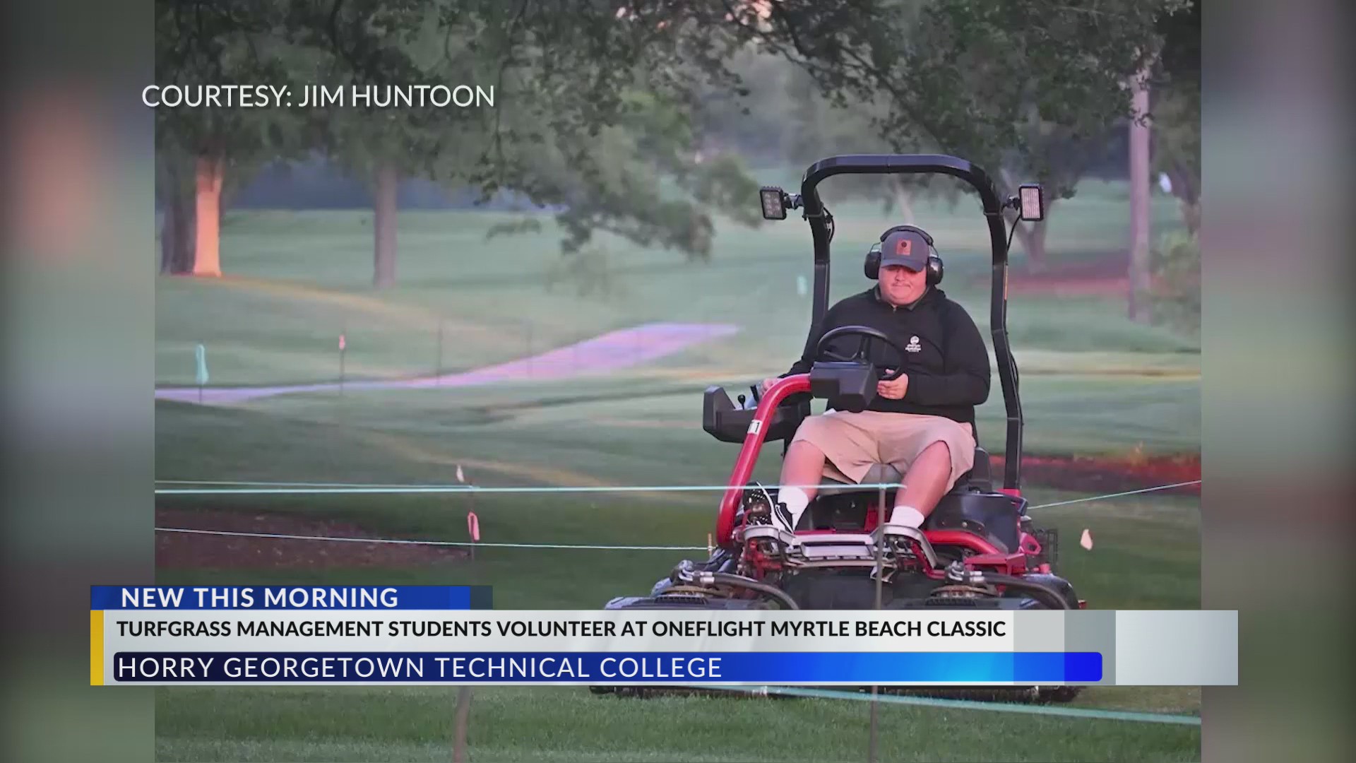 HGTC students prep golf course for Myrtle Beach Classic