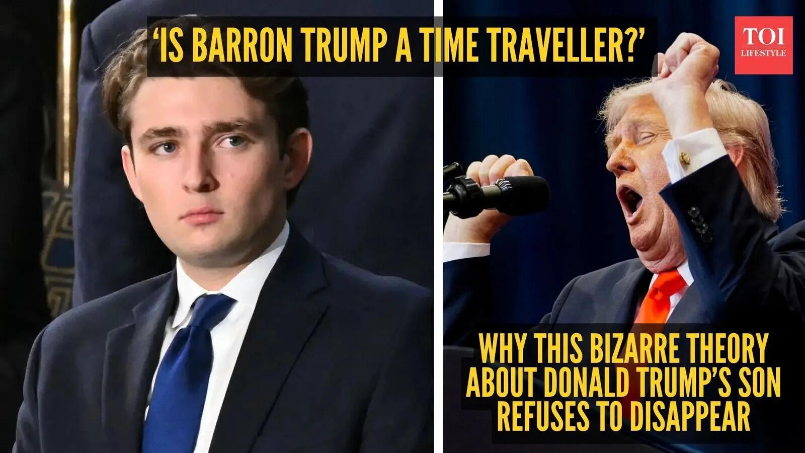 Is Barron Trump a time traveller? Why this bizarre theory about Donald ...