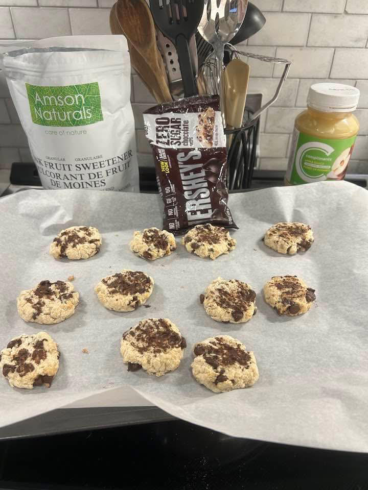 Skinny chocolate chip cookies