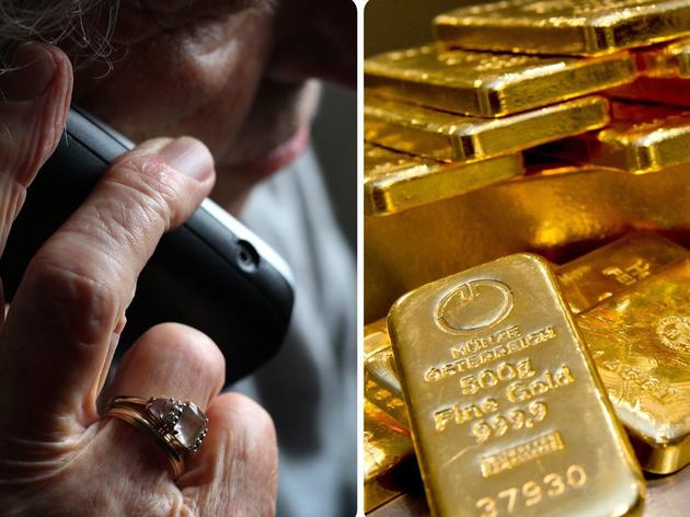 Ein Schockanruf, 800.000 Euro Beute: Seniorin übergibt fünf Kilo Gold ...